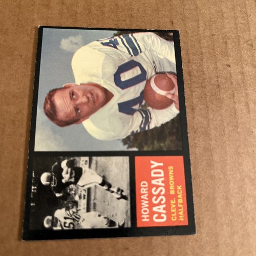 1962 Topps Howard Cassady #26 Cleveland Browns Vintage Football Card ...