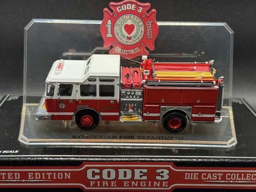 Code 3 Worcester Massachusetts E-One Cyclone II Memorial Pumper Engine ...