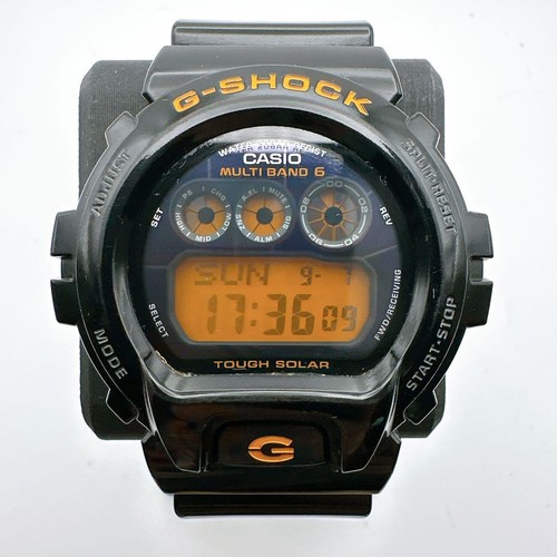 G SHOCK Solar Radio Controlled Black Watch Tough Analog Digital Japan ...