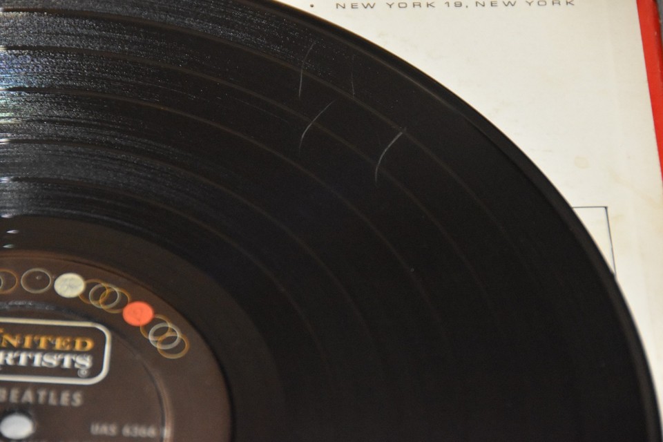 THE BEATLES A Hard Days Night Record LP vinyl album United Artists UAS ...