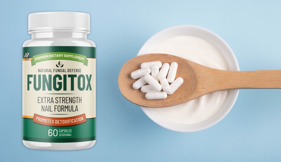 (2 Pack) Fungitox Probiotic Supplement For Nail Health Fungi Tox 120 ...