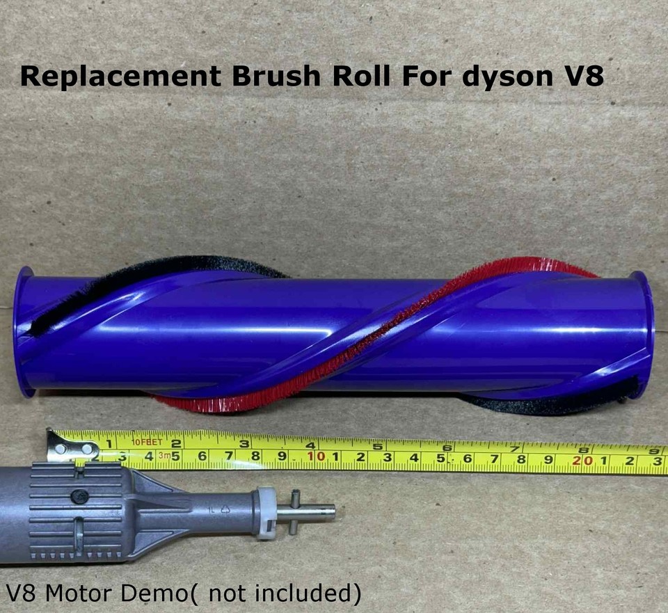 2 Pack Replacement Brush Roll Bar & Plastic Lock For DYSON V8 Animal ...