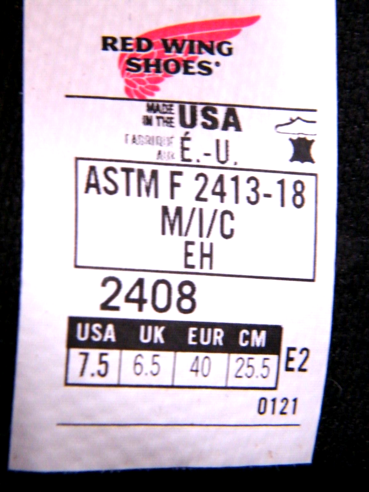 Red Wing 2408 SUPERSOLE® 2.0 Brown 8-INCH SAFETY TOE BOOTS - Men's size ...