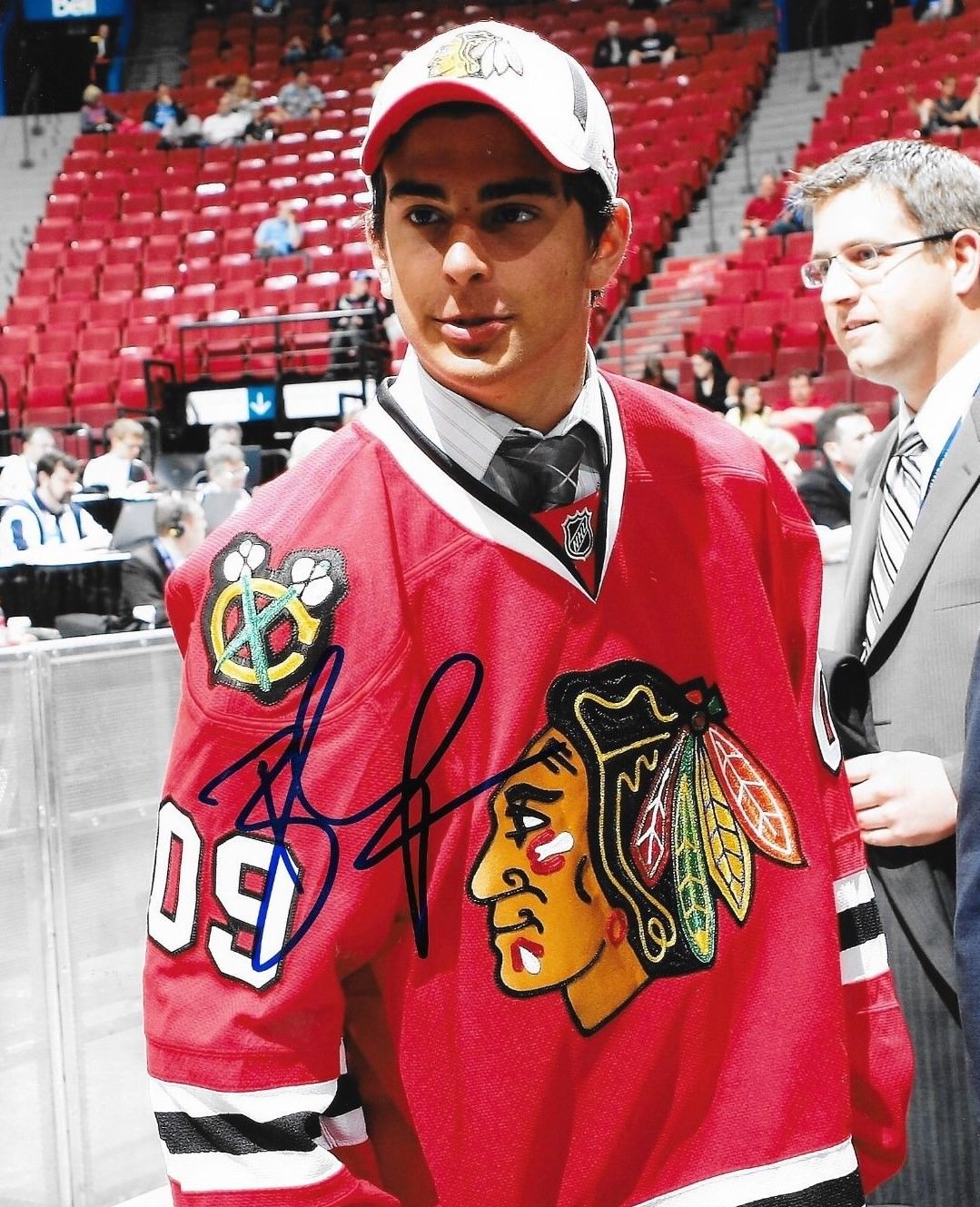 Brandon Pirri signed Chicago Blackhawks 8x10 photo autographed Hawks 5 ...