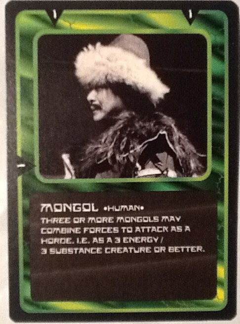 Doctor Who CCG Mongol Human Common Trading Card MINT MMG | eBay
