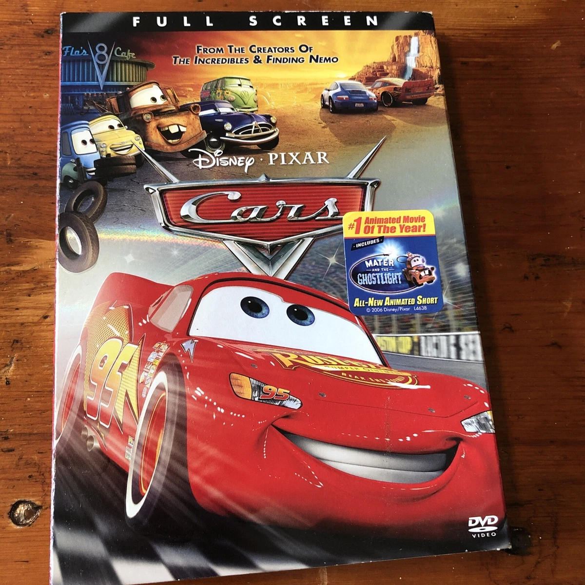 Disney Pixar Cars Dvd 2006 Full Frame