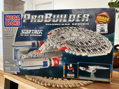 Mega Bloks Star Trek TNG Enterprise NCC-1701-D Pro Builder Kit 9777 ...