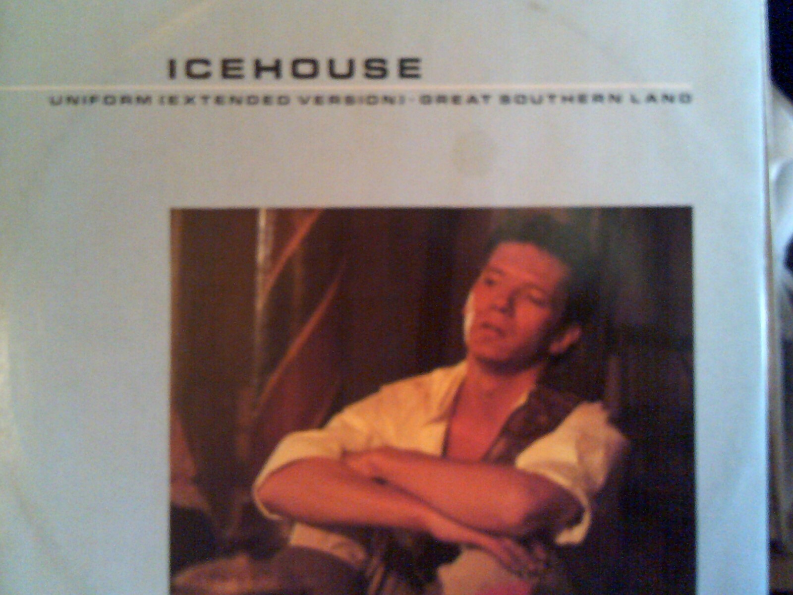ICEHOUSE (2) 12" SINGLES HEY LITTLE GIRL & "UNIFORM" GERMAN VERSION INC ...