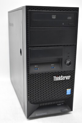 Lenovo THINKSERVER TS140 i3-4330 3.50GHz 32GB 8x4 RAM 128GB SSD 2x 2TB ...