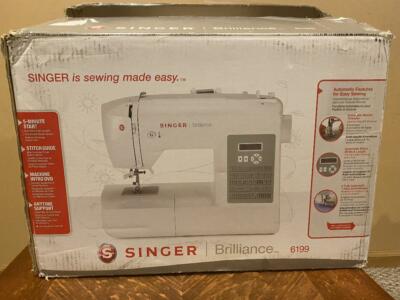 Singer Sewing Machine Brilliance Model 6199 (Brand New Open Box) | eBay