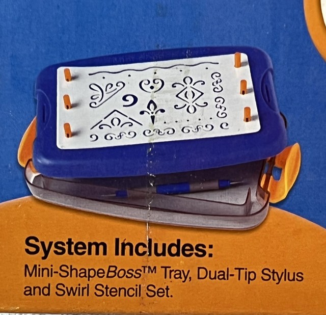 Fiskars Mini-shape Boss Portable Embossing System 5635 Set for sale ...