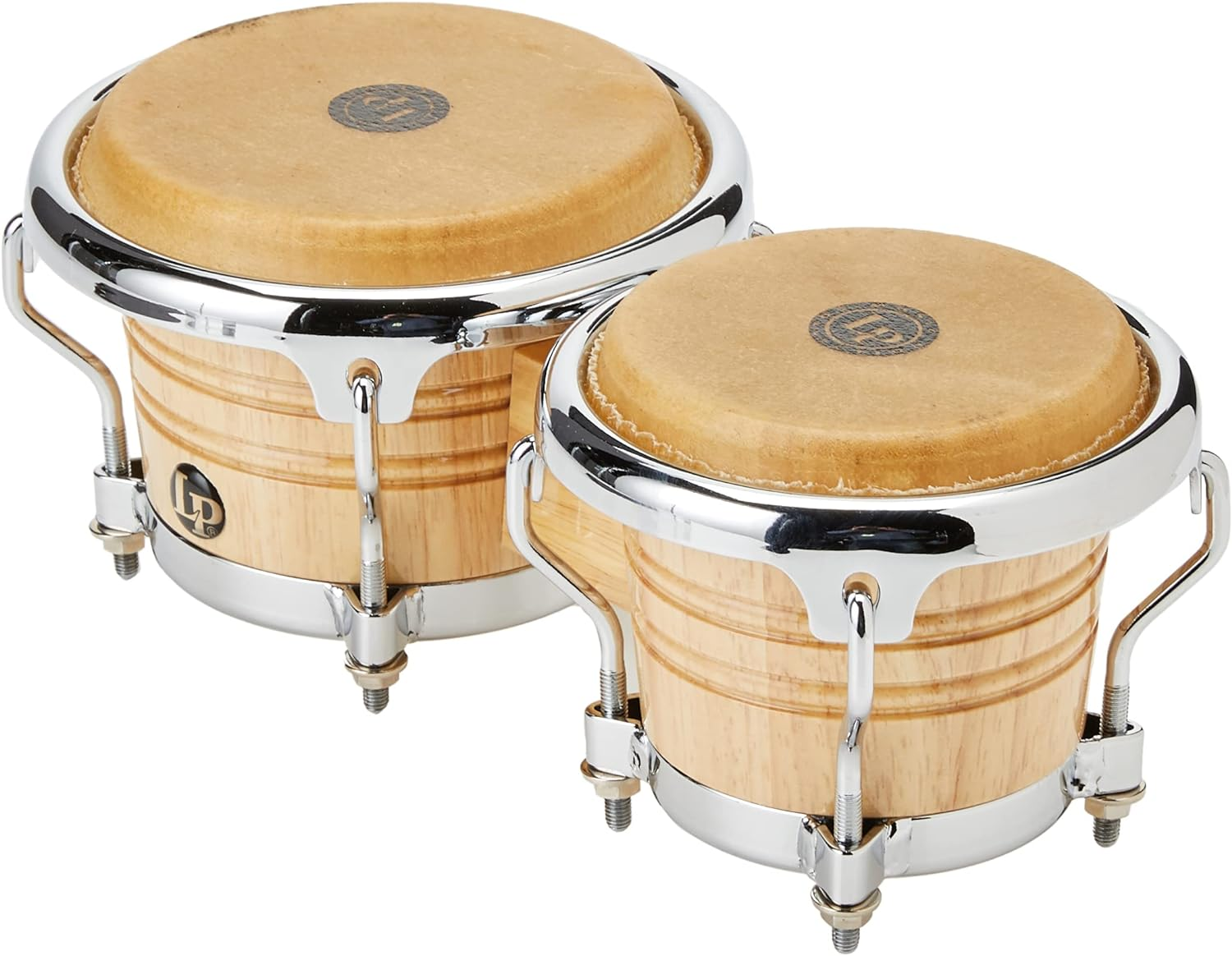 LPM199-AW LPMC Mini Tunable Natural Wood Bongos 744110378948 | eBay