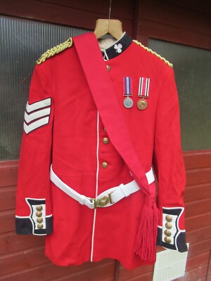 Irish Guards Uniform Size 42 Jacket Sergeant + 2 Medal Special ...