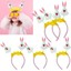 Easter Rabbit Head Boppers, Bunny Headband with Fur One Size Fits All ...