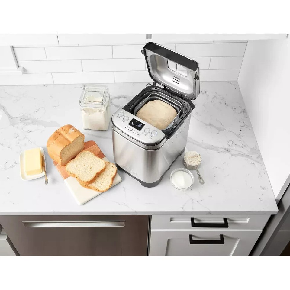 Cuisinart Compact 2lb Bread Maker Stainless Steel Cbk 110p1