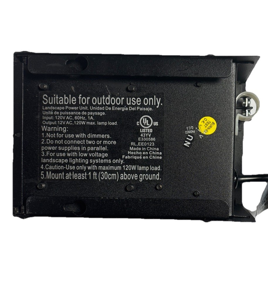 Portfolio 120-Watt Power Pack Lighting Black Outdoor Transformer | eBay