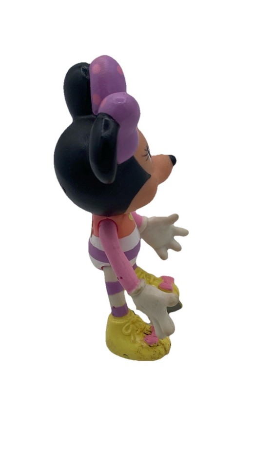 Vintage Disney Minnie Mouse Ice Skating 4 Inch Bendy | eBay UK