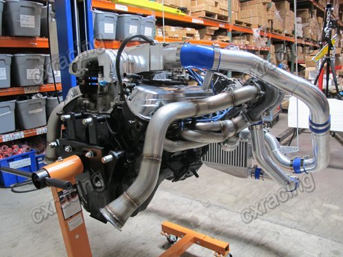 CXRacing FMIC Twin Turbo Intercooler Kit 79-93 Fox Body Ford Mustang V8 ...