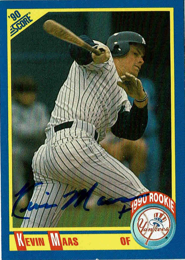 KEVIN MAAS - Baseball / New York Yankees - Autograph Trading Card | eBay