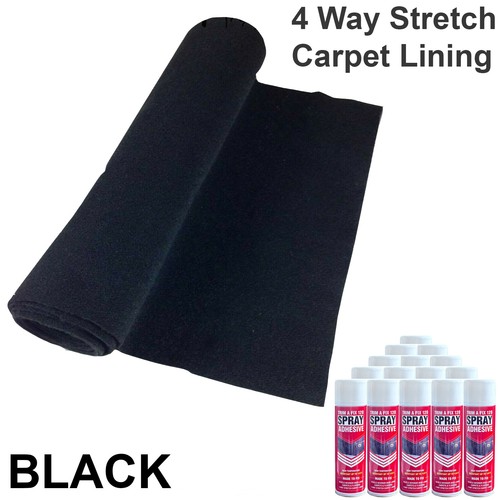 10 sqm Camper Van Lining Carpet Kit 4 Way Stretch Inc 5 Cans Trimfix ...