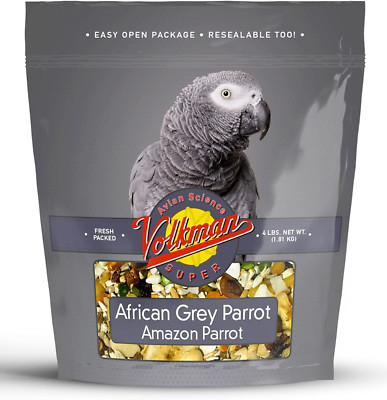 African Grey Parrot Food 4lb - Premium Avian Diet for Healthy Birds | eBay