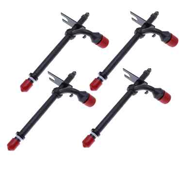 4Pcs Fuel Injector 20673 for Case 580C 585C 1835 1835B 1845B 430 470 ...
