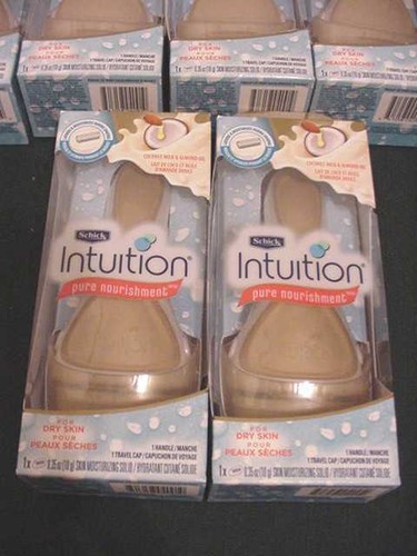 12 SCHICK Intuition Pure Nourishment W/ Coconut Milk & Almond Oil Razor ...