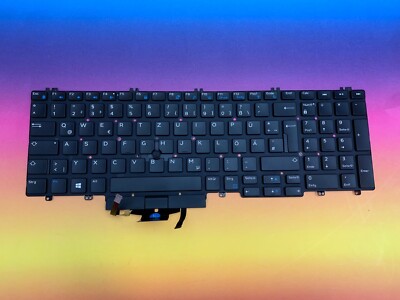 Keyboard De Dell Precision 7530 7540 7730 7740 German 0NMTGD Backlit | eBay