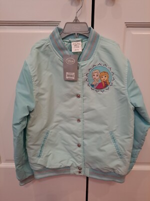 Disney Store Girls Frozen Anna And Elsa Jacket NWT Size 9-10 | eBay