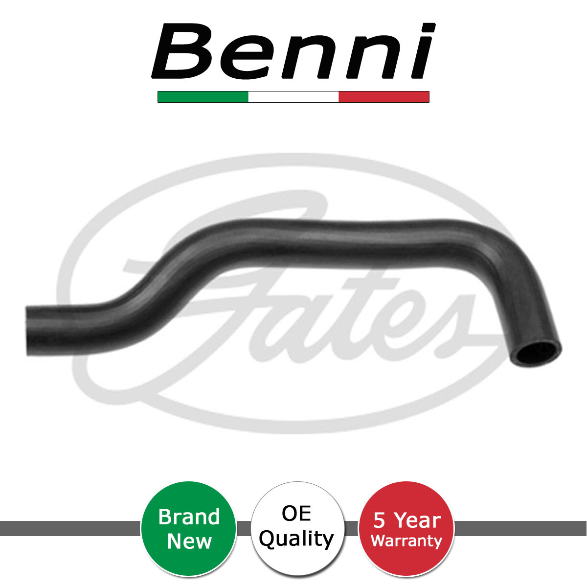 Radiator Coolant Hose Upper Benni Fits Kia Picanto 2004-2011 1.0 1.1 ...