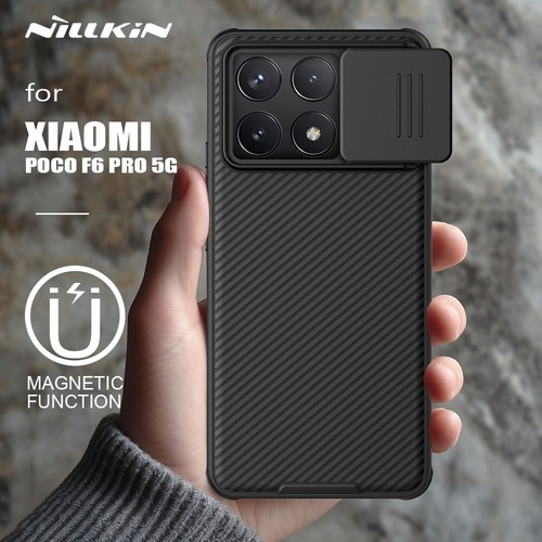 Nillkin for Xiaomi Poco F6 Pro 5G Case Magnetic 360 Lens Slide Camera ...