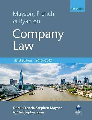 Mayson, French & Ryan on Company Law by Christopher Ryan, Derek French ...
