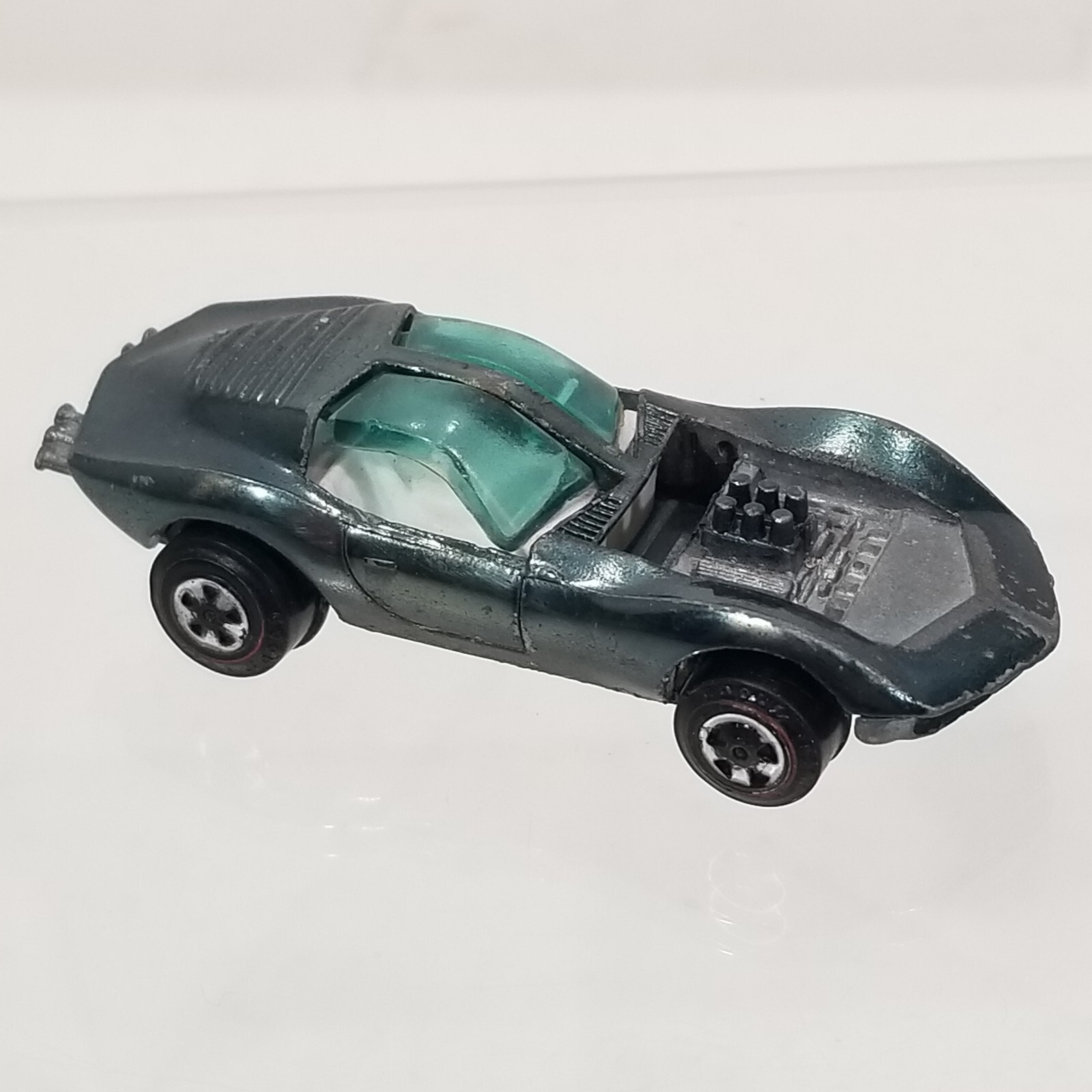Topper Johnny Lightning Custom Mako Shark Car Green with White Interior ...