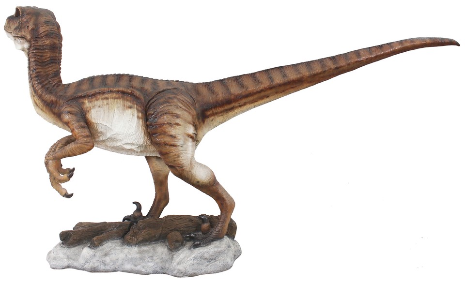 Large Velociraptor Statue - Life Size Velociraptor Statue - Dinosaur ...