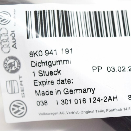 NEW AUDI A4 8K B8 LEFT HEADLIGHT SIDE SEAL FRAME 8K0941191 OEM | eBay