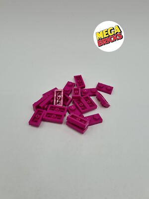 LEGO LOT 20 X PLATE 1X2 BR RED VIOLET REF 3023 / 6103415 *NEUF* | eBay