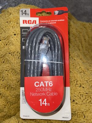 NEW IN PACKAGE RCA 14-Feet Cat6 Network Cable (FACTORY SEALED) | eBay