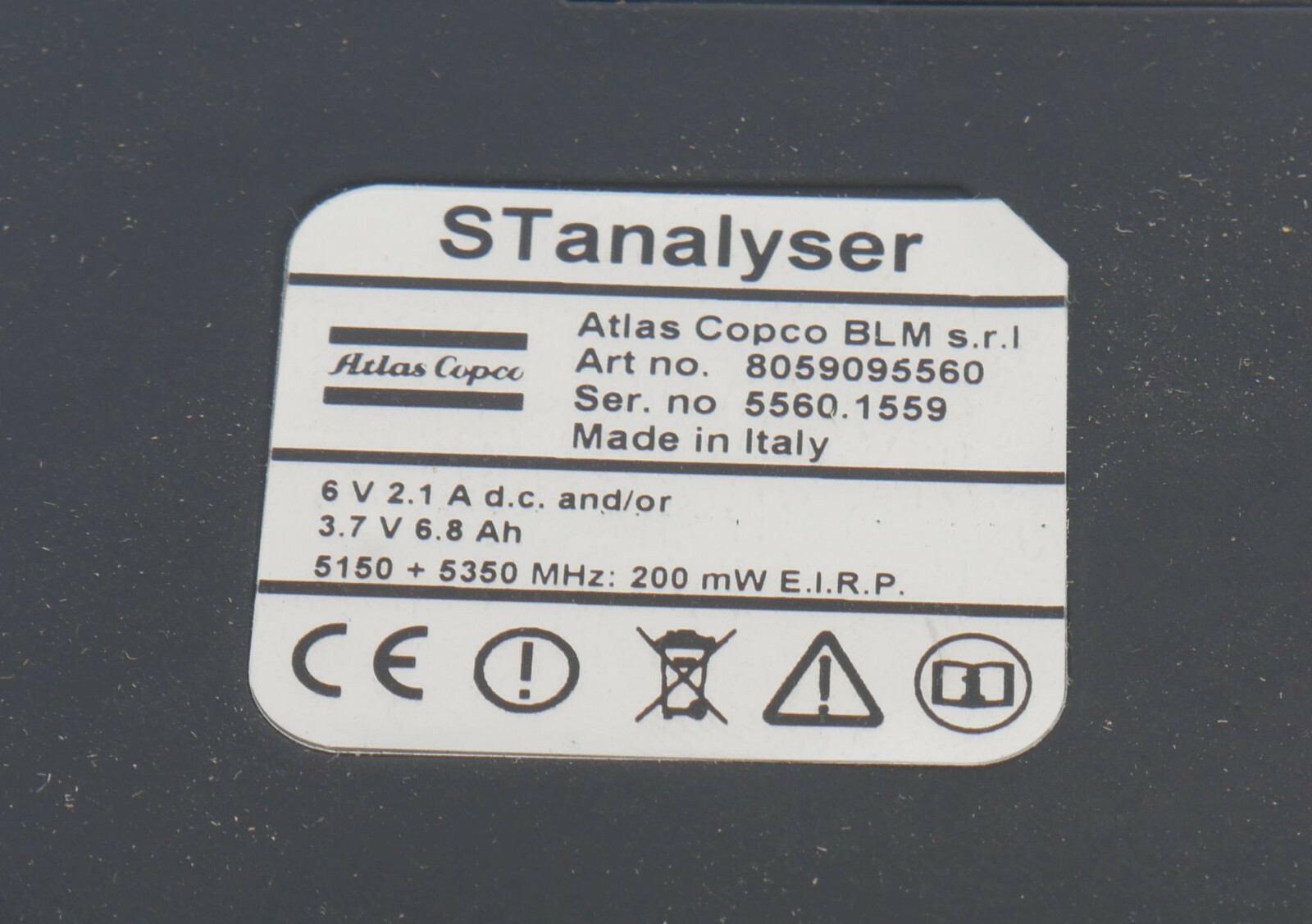 ATLAS COPCO 8059095560 STanalyser STA-6000 M.41252.02 | eBay