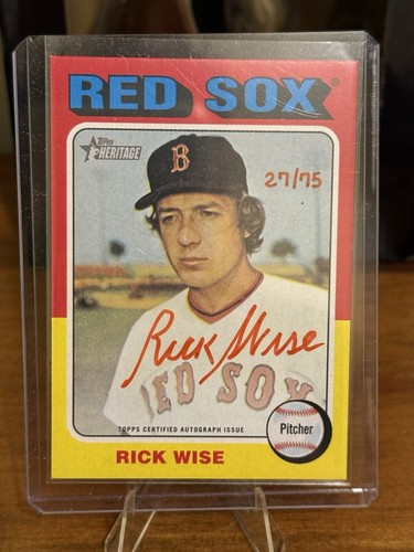 2024 Topps Heritage High Number - Real One Autographs Rick Wise #ROA-RW ...