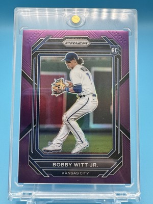 2023 Panini Prizm Bobby Witt Jr. Purple Refractor RC #54/99 Royals ...