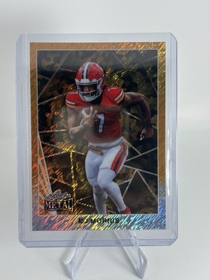 MJ Morris 2024 Leaf Football Collective 1/1 Pre Production Proof | eBay