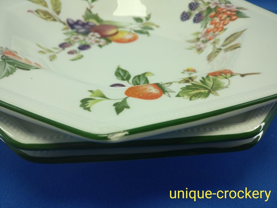 3 X Johnson Brothers Fresh Fruit Rimmed Soup/ Pasta Bowls | eBay UK