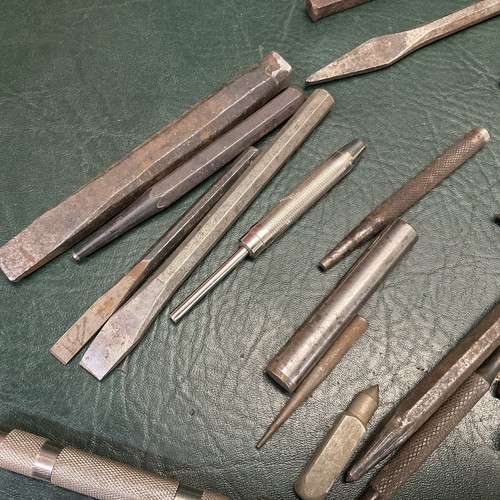 Large Lot of Machinist Chisels, Pin Punches, Center Punches & More | eBay
