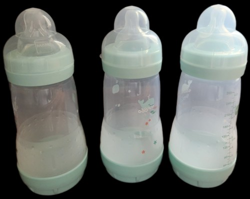 MAM Easy Start Anti-Colic Baby Bottle Set Medium Flow Teat 260ml Pack Of 3 | eBay UK