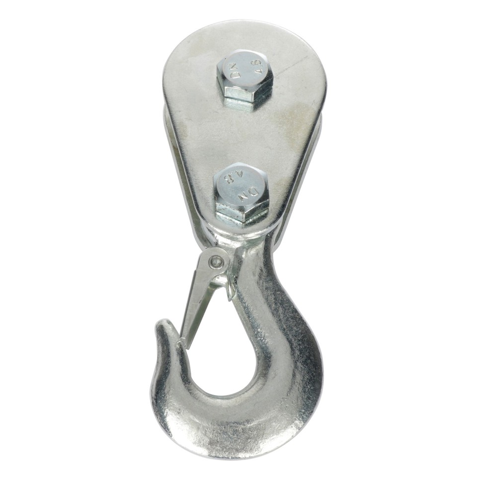 Snatch Block with Hook 2 ton for 3/8" Wire Rope Cable Tow Recovery | eBay