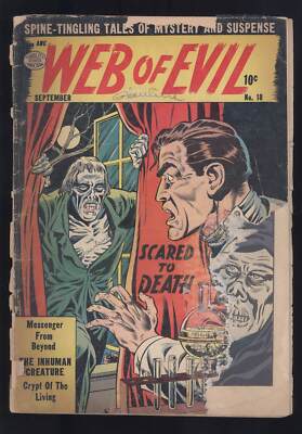 WEB OF EVIL #18 GOLDEN AGE HORROR COMPLETE QUALITY COMICS | eBay