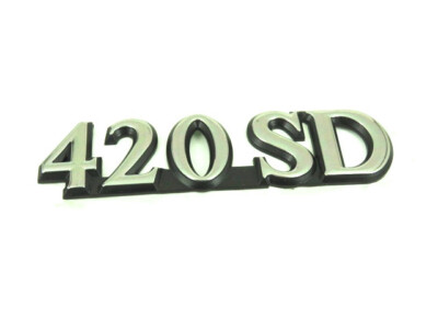 Genuine New ROVER 420 SD BOOT BADGE Rear Emblem 400 Series 420SD 1995 ...