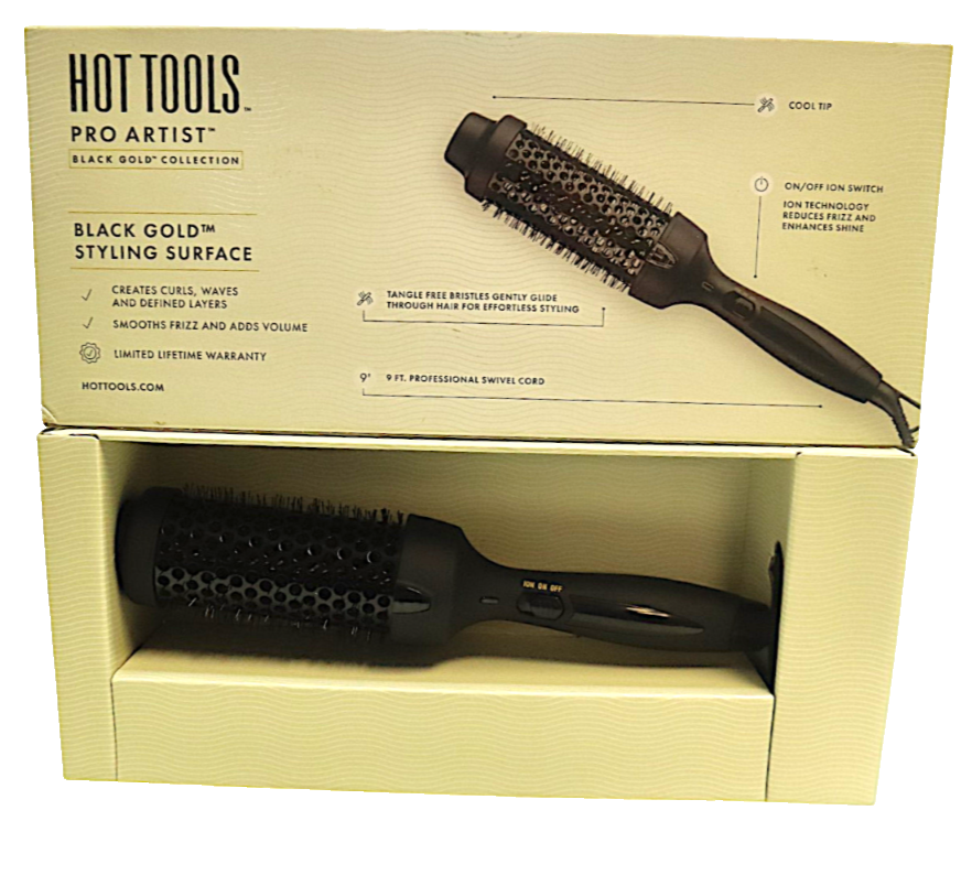 HOT TOOLS Pro Artist Black Gold Hot Styler, 1 ¾” | Effortlessly ...