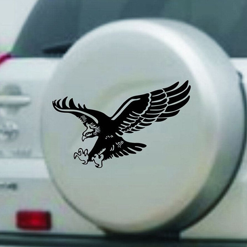 Fashion Eagle Car Stickers Auto Door Hood Cover Sticker Car Styling ...