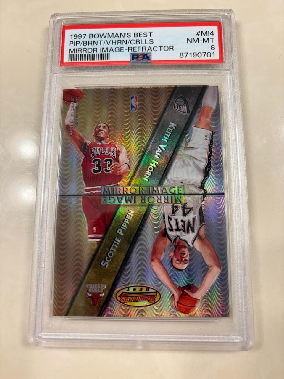 1997-98 Bowman's Best - Mirror Image Refractor #MI4 Kobe Bryant ...